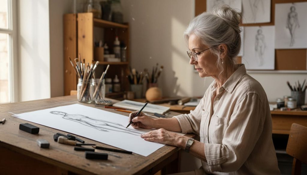 Débuter dessin au fusain : tips faciles